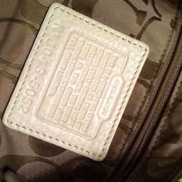 Coach | Bags | Bone Color Coach Purse | Poshmark
