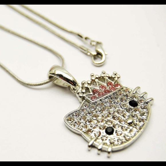 Jewelry | Hello Kitty Crown Necklace | Poshmark