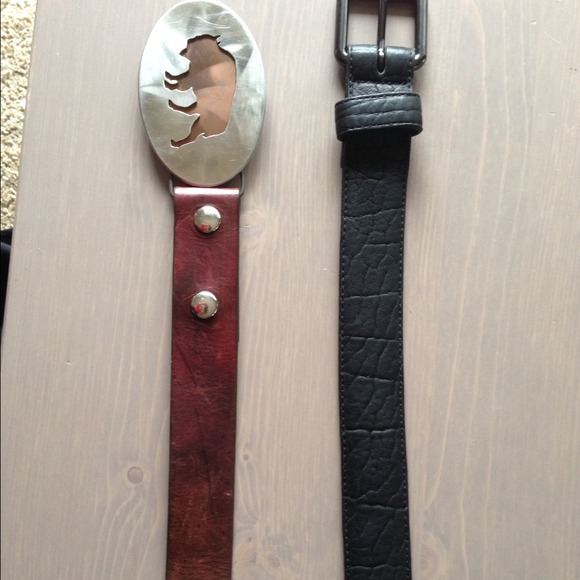 Parabellum | Other | Two Mens Belts In Custom Bison Hide Gorgeous ...