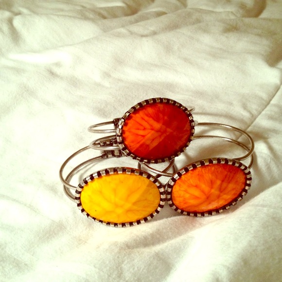 Jewelry | New Brackets In Yellow And Orange | Poshmark