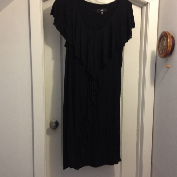 Mossimo Supply Co. | Dresses | Lbd With Ruffle On Front And Over ...