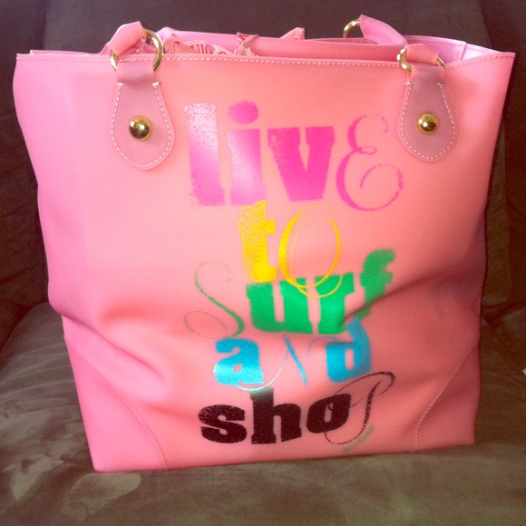 Juicy Couture | Bags | Juicy Couture Beach Bag Purse W Beach Towel ...