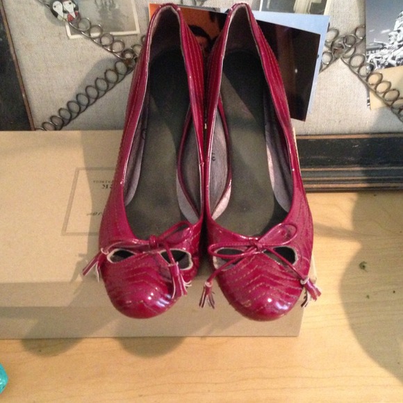Shoes | Cranberry Red Patent Leather Pumps | Poshmark
