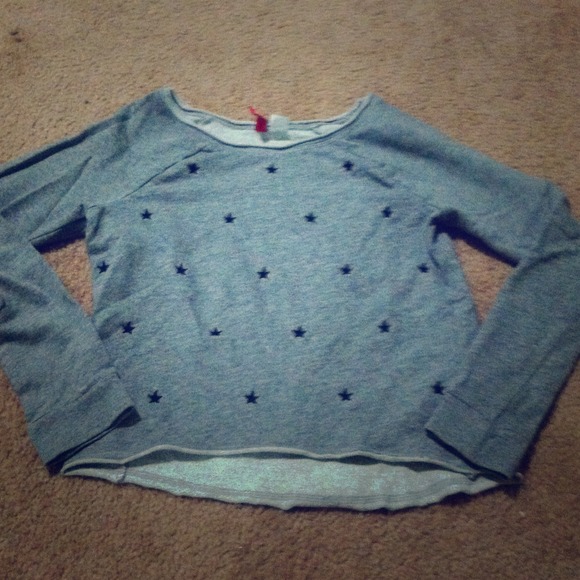 H&M | Tops | Starry Grey Top | Poshmark