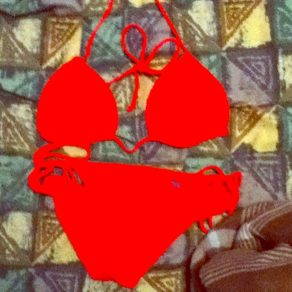 Abercrombie & Fitch | Other | Sold Red Baiting Suit | Poshmark