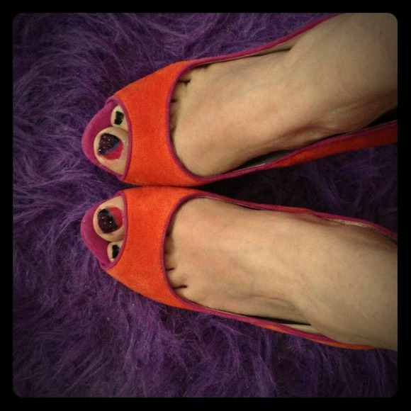 Classiques Entier | Shoes | Orange Pump | Poshmark