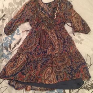 Fashion Fuse | Dresses | Autumn Paisley Boho Dress | Poshmark