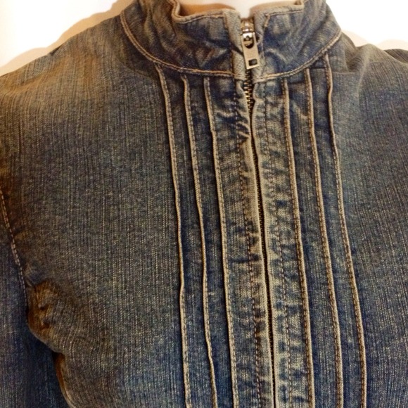 Anthropologie | Jackets & Coats | Level 99 Denim Jacket From ...