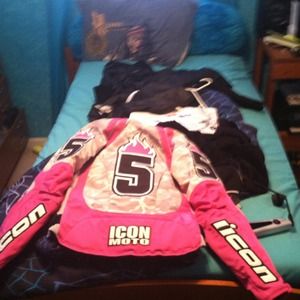 ICON | Jackets & Coats | Icon Motorcycle Womens Jacket | Poshmark