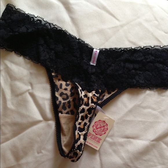PINK Victoria's Secret | Dresses | Victorias Secret Leopard Thong ...