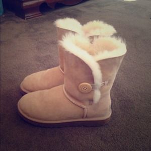 56% off UGG Boots - Tall sand colored uggs from Kayla's closet on Poshmark