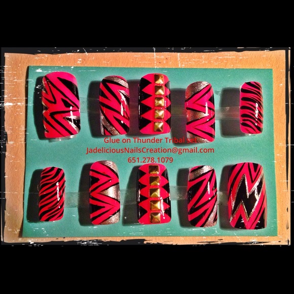 Jadelicious Nails Creation | Accessories | Inspired Red Power Ranger ...