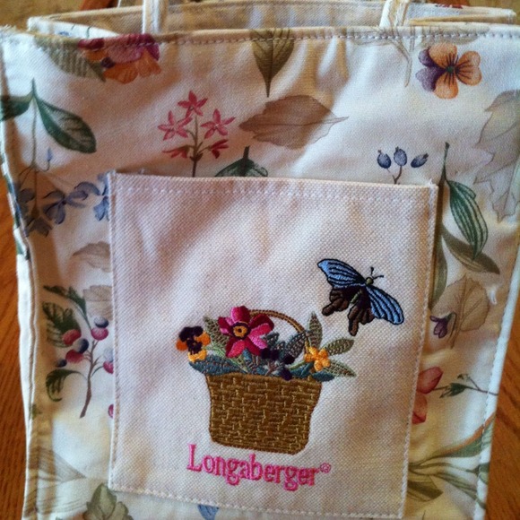 Longaberger | Bags | Auth Longaberger Tote For Spring | Poshmark