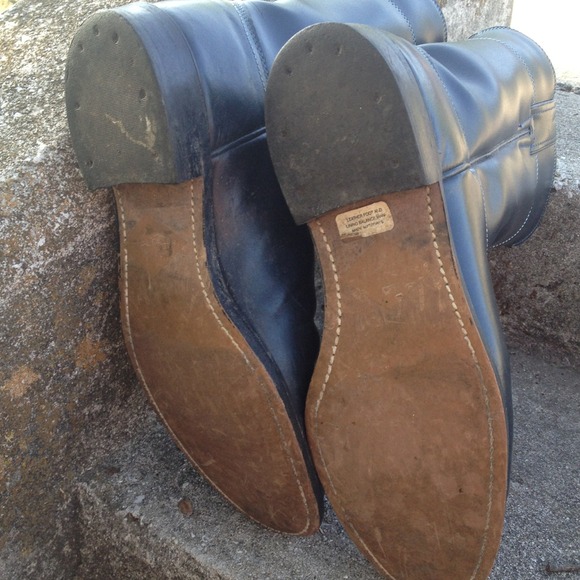 Diamond J | Shoes | Navy Blue Diamond J Western Roper Boots | Poshmark