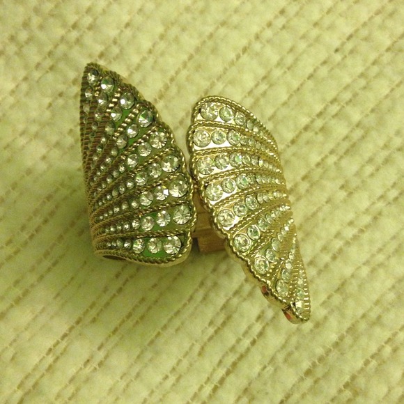 n/a | Jewelry | New Gold Color Angel Wings Cuff | Poshmark