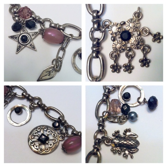 Jewelry | Vintage Boho Charms And Pendants Chain Necklace | Poshmark