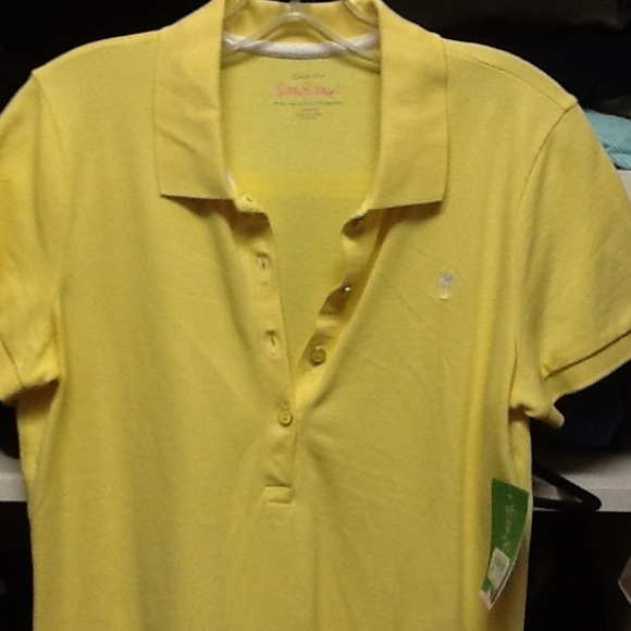 Lilly Pulitzer | Tops | Yellow Lilly Pulitzer | Poshmark