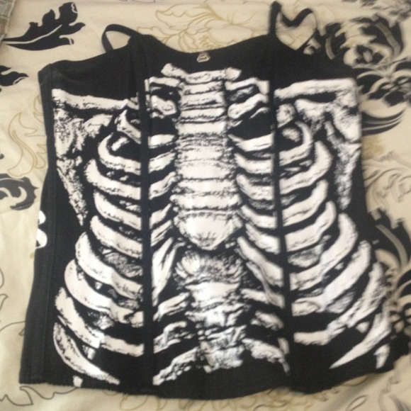 lip service | Other | Skeleton Rib Cage Corset | Poshmark