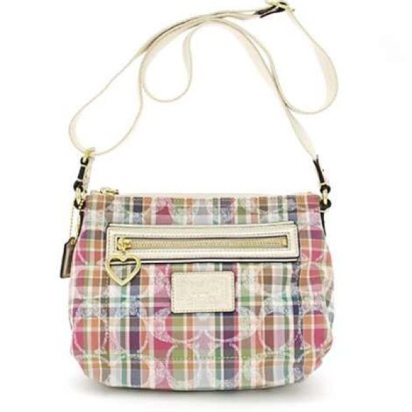 Coach | Bags | Coach Daisy Signature Swing Purse Pocket Multiclr | Poshmark