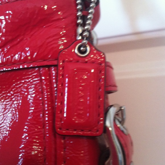 Coach | Bags | Small Red Patent Leather Coach Purse | Poshmark