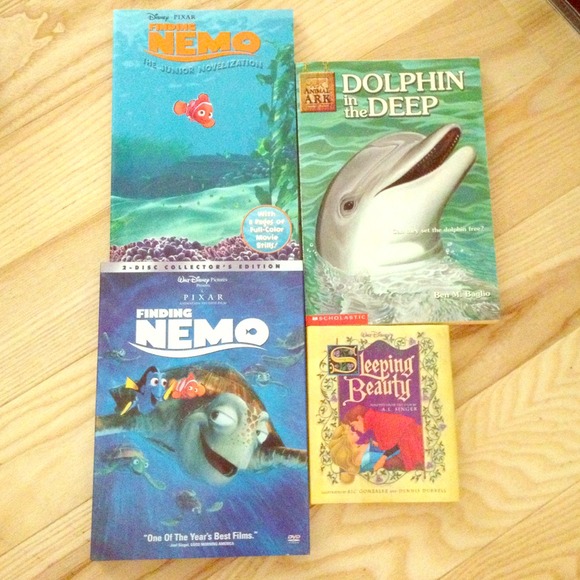 Media | Finding Nemo Dvd With Books | Poshmark