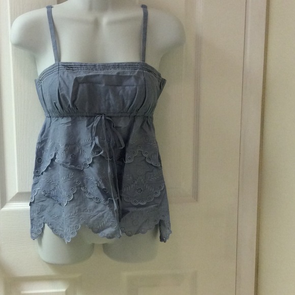 BCBGMaxAzria | Tops | Bcbg Light Blue Top | Poshmark