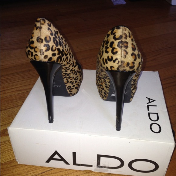 Aldo | Shoes | Aldo Leopard Pony Hair Pump | Poshmark