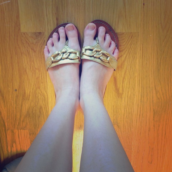 Steve Madden | Shoes | Gold Chain Steve Madden Sandals | Poshmark