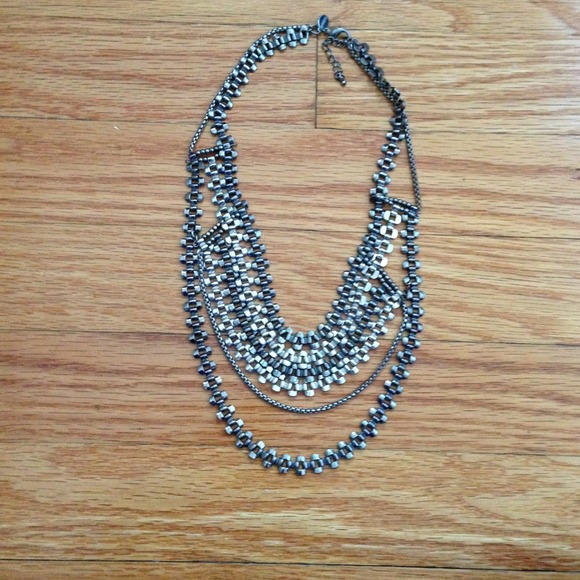 Express | Jewelry | Tradedexpress Layered Metal Necklace | Poshmark