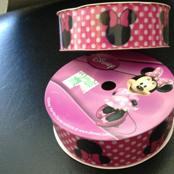Accessories | 2 Rolls Of Minnie Mouse Ribbon New | Poshmark