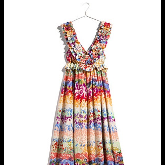 H&M | Dresses | Hm Garden Collection Floral Maxi Dress | Poshmark