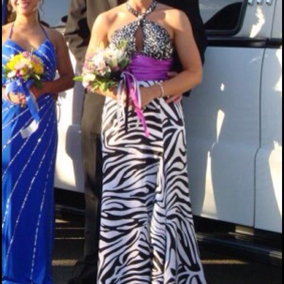Tiffany Designs | Dresses | Zebra Print Prom Dress | Poshmark