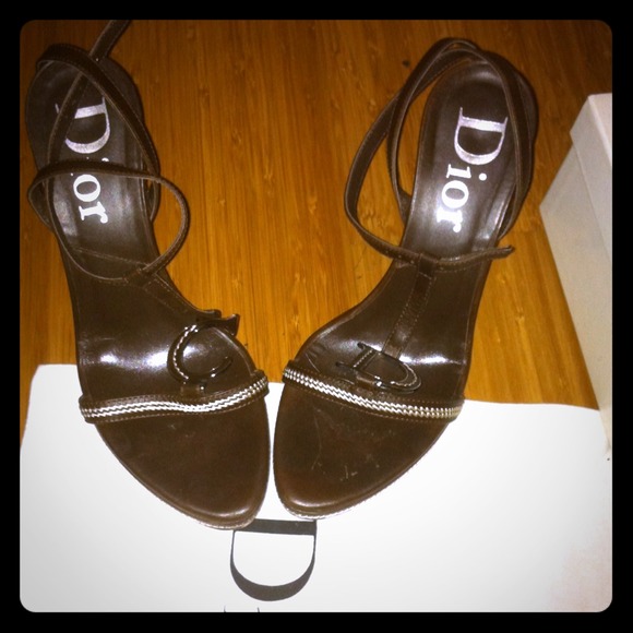 Dior | Shoes | Christian Dior Logo Wedges | Poshmark