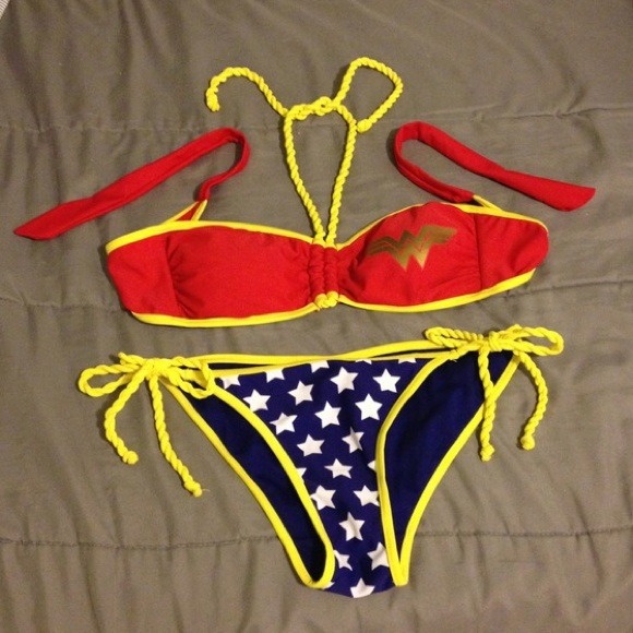 Dc Comics Swim Wonder Woman Bathing Suit Poshmark
