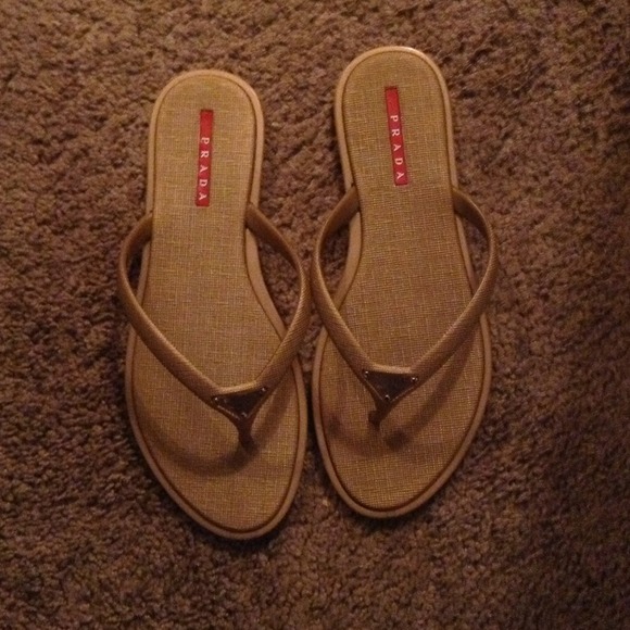 Prada | Shoes | Prada Flip Flopssold | Poshmark