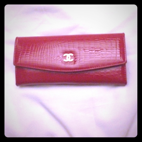 CHANEL | Bags | Vintage Red Patent Leather Chanel Wallet | Poshmark