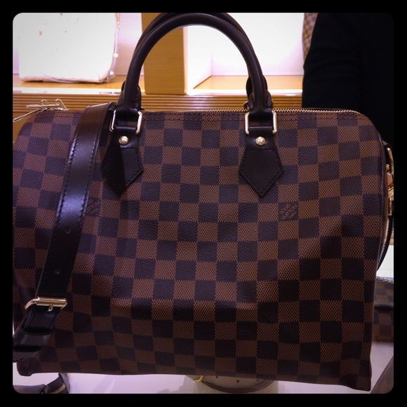 Bags | Authentic Louis Vuitton Speedy 3 With Strap | Poshmark
