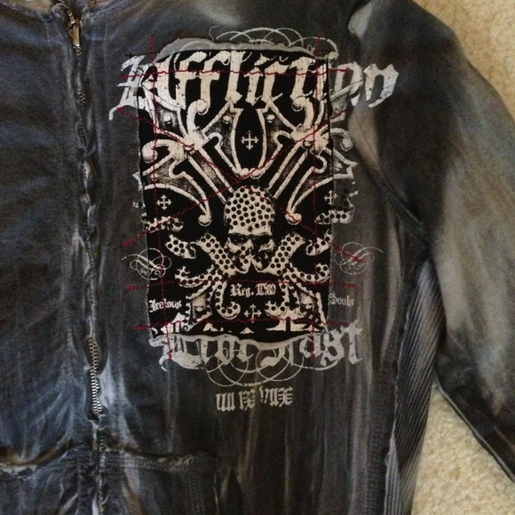 Affliction | Jackets & Coats | Affliction Zipup Hoodie | Poshmark