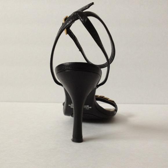 Style & Co. | Shoes | Gold Chain Strappy Heels | Poshmark