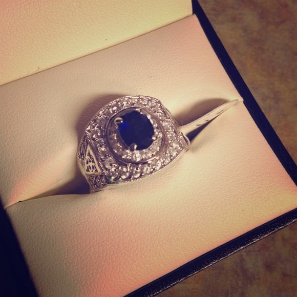 Jewelry | Bundled Blue Rhinestone Ring | Poshmark