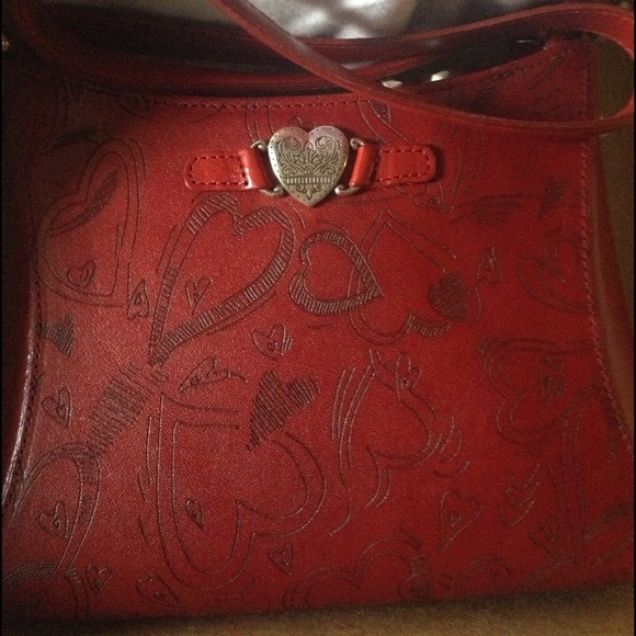 Brighton | Bags | Brighton Purse Small Red Leather Tote New | Poshmark