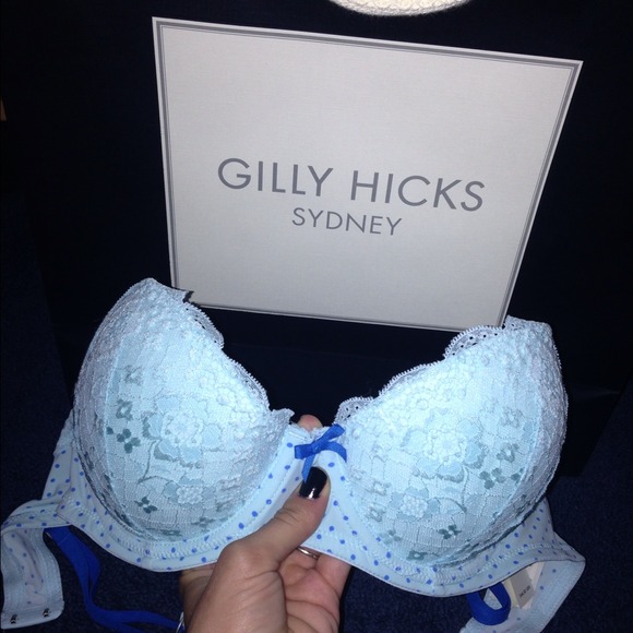 Gilly Hicks | Intimates & Sleepwear | Baby Blue Push Up Bra | Poshmark