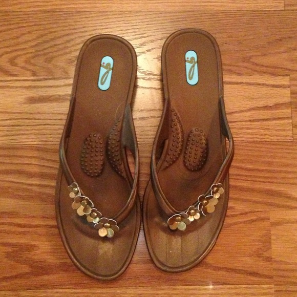 Oka Bee | Shoes | Comfy Bronze Sandals Size Ml Brand Oka Bee | Poshmark