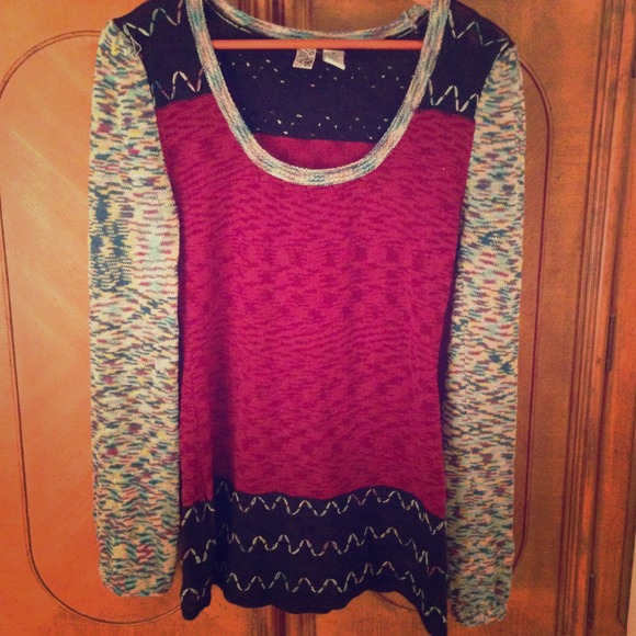 Sweaters | Funky Eclectic Long Sweater | Poshmark
