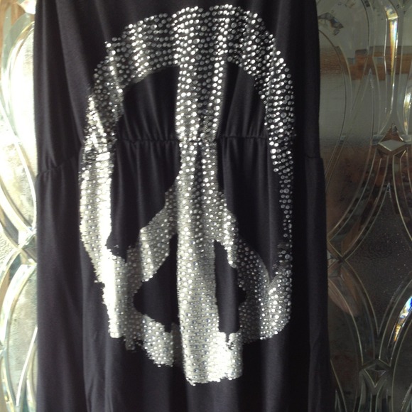 Hot Choco | Dresses | Peace Sign Dress | Poshmark