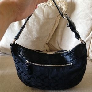 Coach | Bags | Black Medium Sized Coach Purse | Poshmark