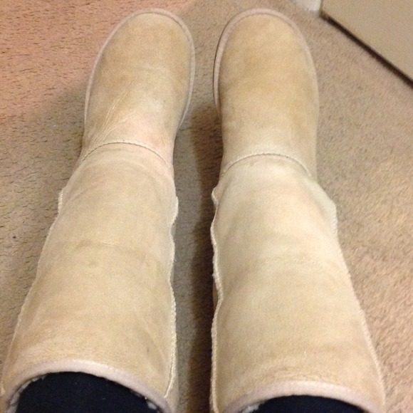 UGG | Shoes | Price Cut Uggs Sand Color Good Condition | Poshmark