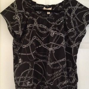 michael kors chain print top on Poshmark