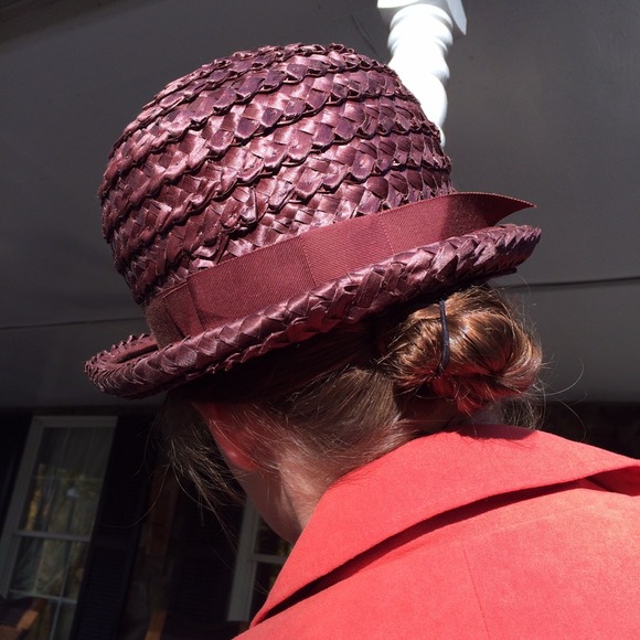 AMY | Accessories | Vintage Brown Bowler Hat By Amy | Poshmark