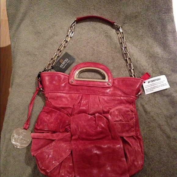 Gustto | Bags | Red Gustto Palba Satchel | Poshmark